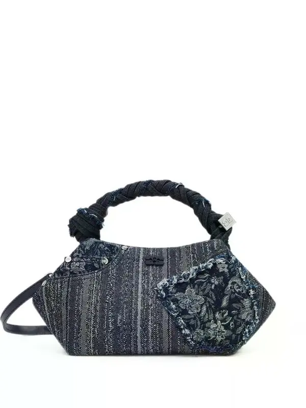 GANNI Small Bou Bag In Denim