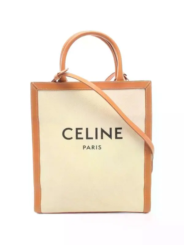 Celine 2000s Small Vertical Cabas Two-way Tote Bag