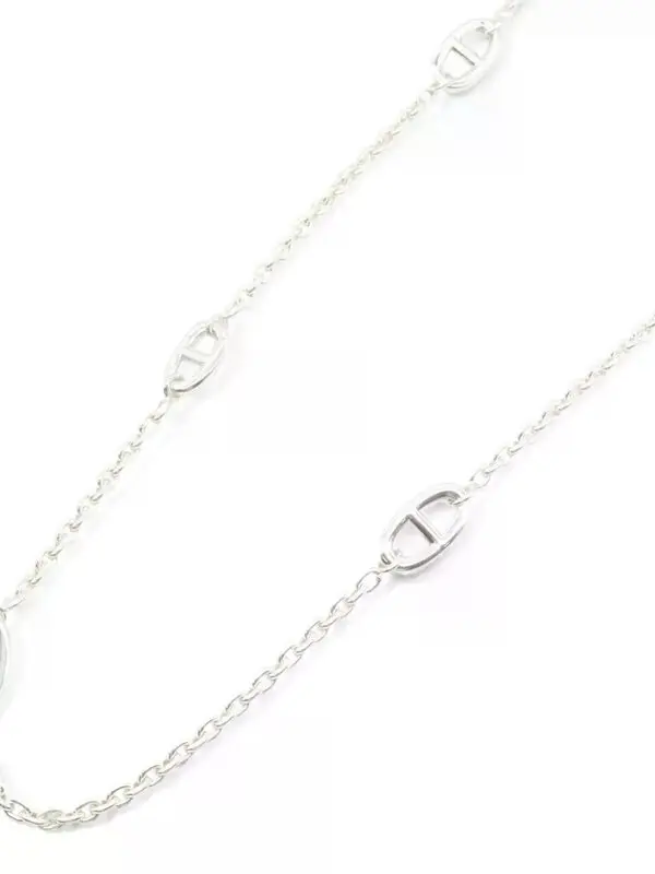 Hermès 2010s Anchor Chain Farandole Necklace