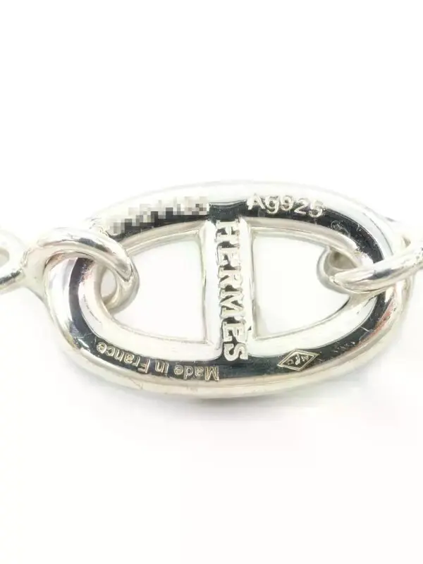 Hermès 2010s Anchor Chain Farandole Necklace