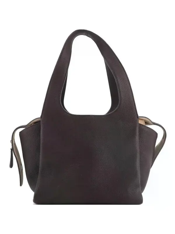 THE ROW Tr1 Leather Small Tote Bag