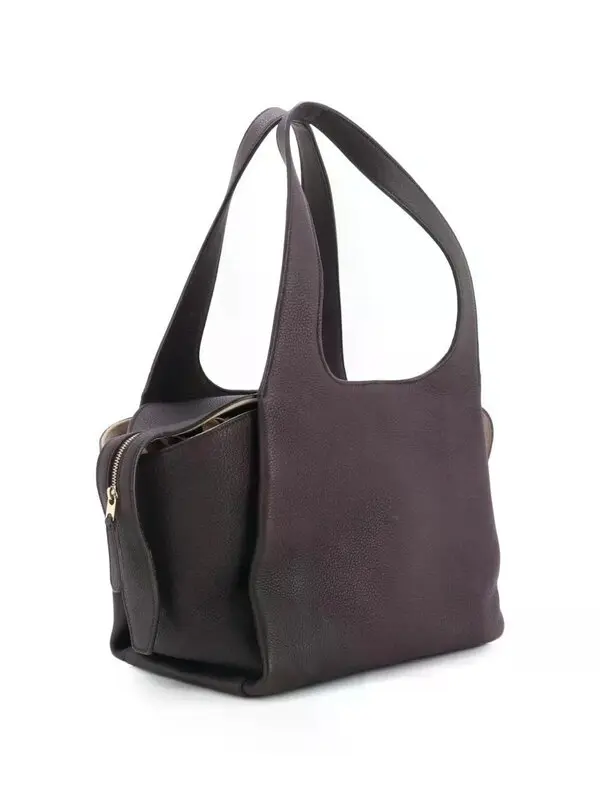 THE ROW Tr1 Leather Small Tote Bag