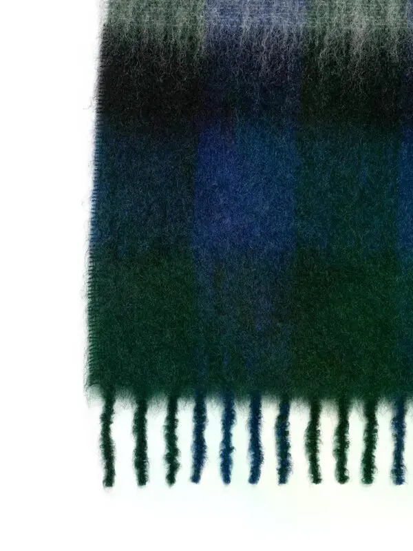 THE ROW Uma Checked Scarf