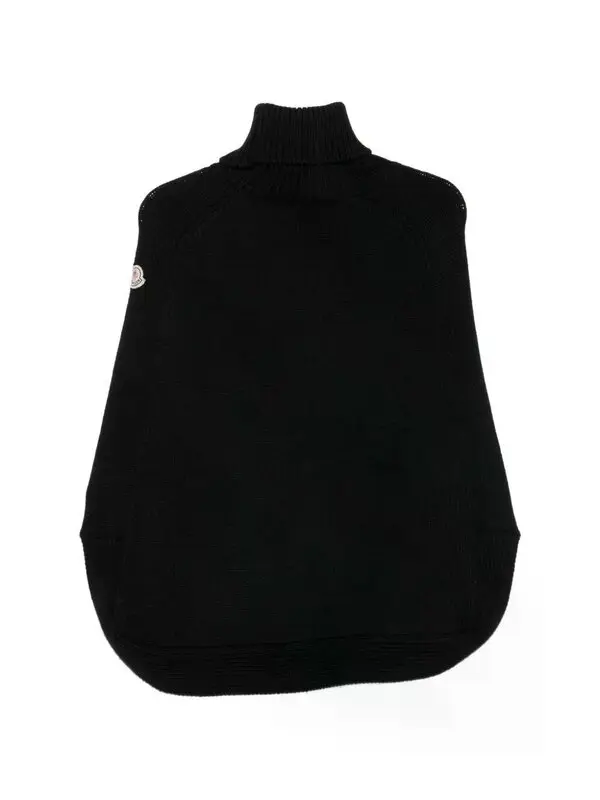 Moncler 2000s Roll-neck Logo-patch Sweater