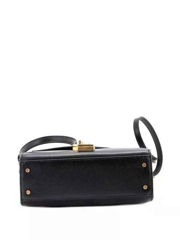 Saint Laurent Cassandra Mini Shoulder Bag - Black