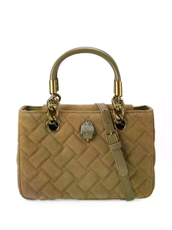 Kurt Geiger Woven Effect Eagle Tote Bag - Neutrals