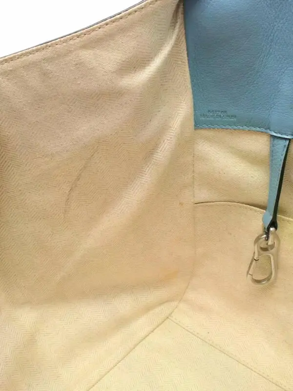 Loewe 2000s Small Hammock Leather Handbag - Blue