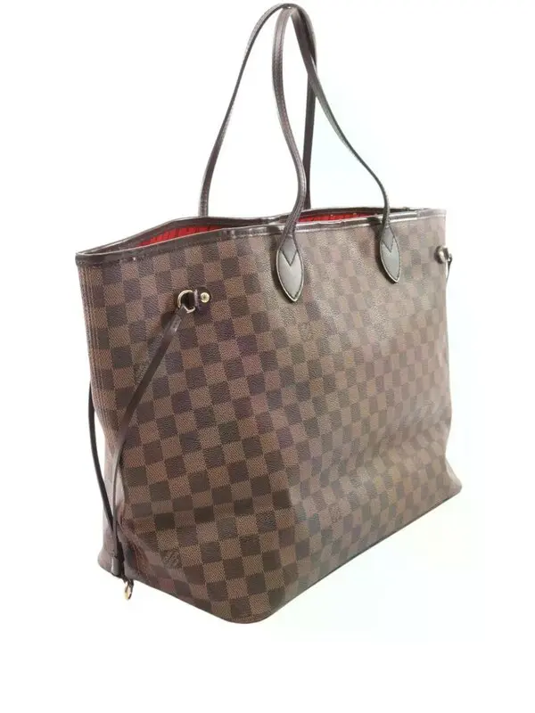 LOUIS VUITTON 2012 Damier Ebene Neverfull Gm Tote Bag