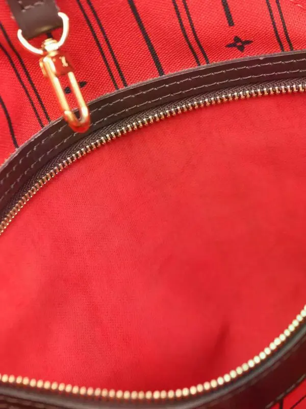 LOUIS VUITTON 2012 Damier Ebene Neverfull Gm Tote Bag