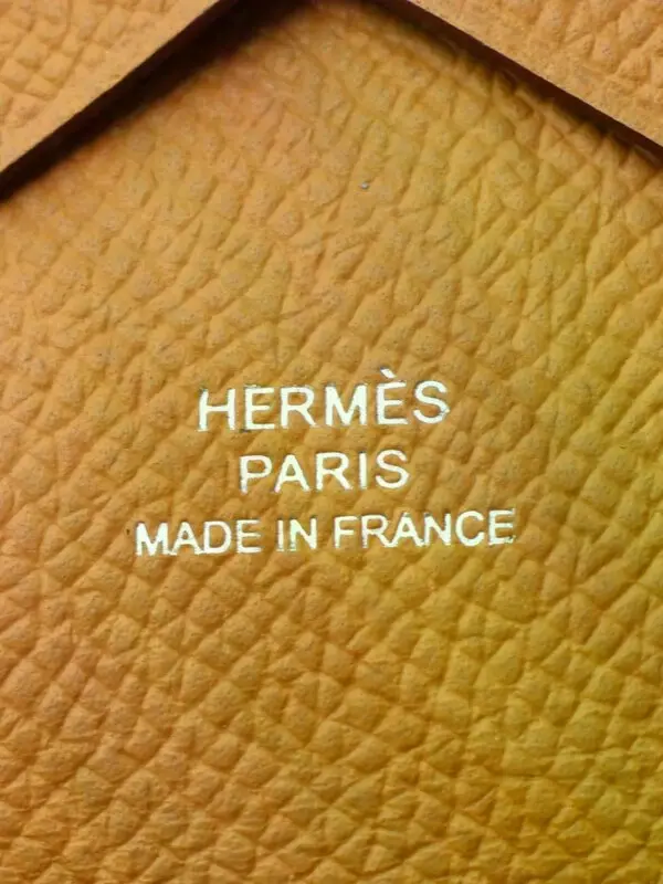 Hermès 2026 Calvi Duo Coin Purse - Brown