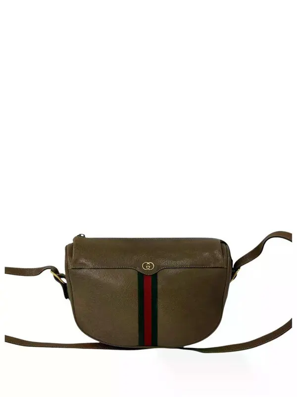 Gucci 20th Century Calfskin Web Crossbody Bag
