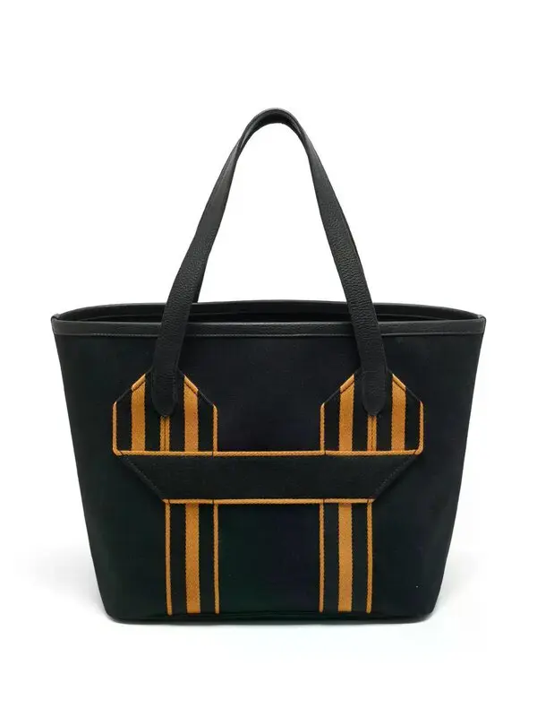 Hermès 2023 Pursangle Striped Tote Bag