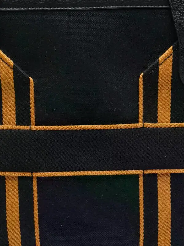 Hermès 2023 Pursangle Striped Tote Bag