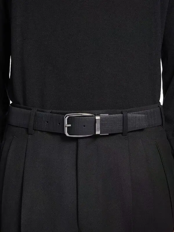 Zegna Leather Reversible Belt