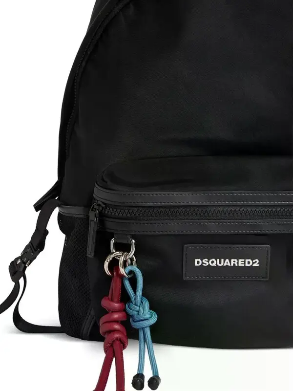 Dsquared2 Logo-patch Knotted-detail Backpack