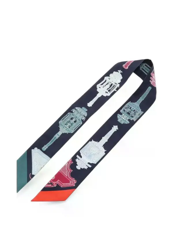 Hermès 2010s Wonderful Lanterns Scarf