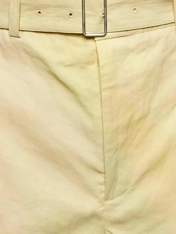 JIL SANDER Belted Wide-leg Shorts