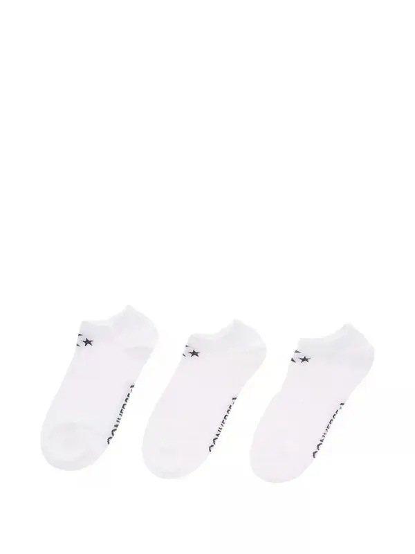 CONVERSE Embroidered Logo Socks - White
