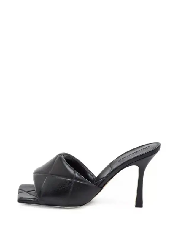 Bottega Veneta Lido Leather Heeled Sandals