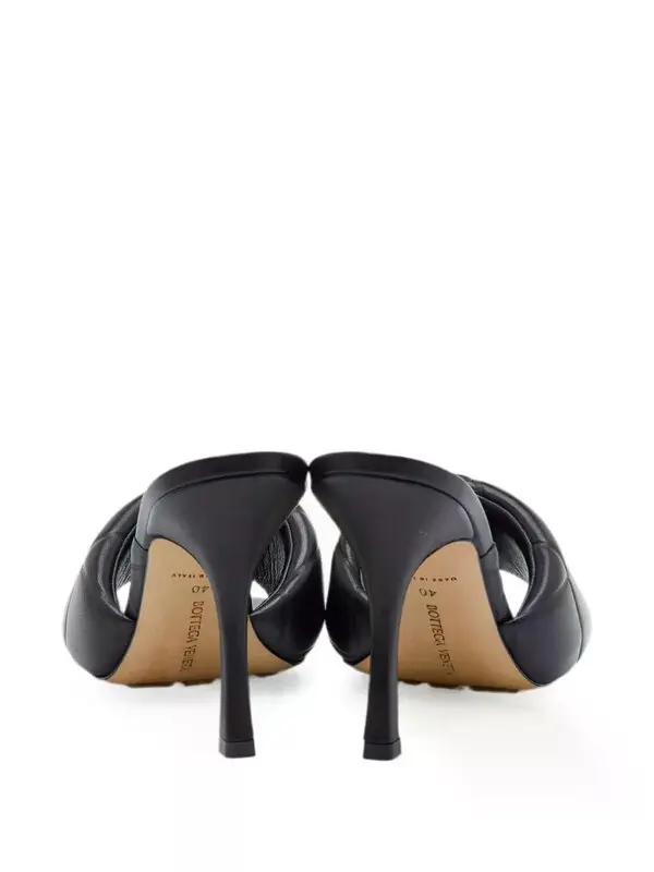 Bottega Veneta Lido Leather Heeled Sandals