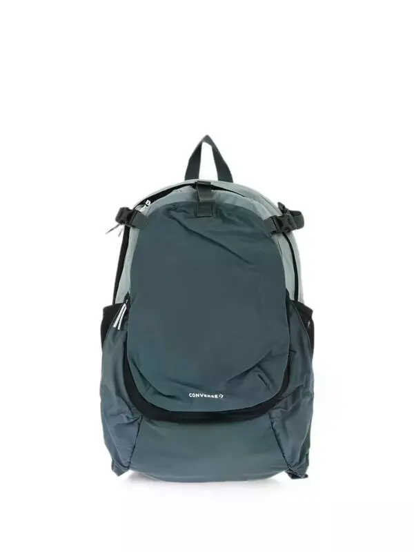 CONVERSE Multi-pocket Logo-print Backpack - Blue
