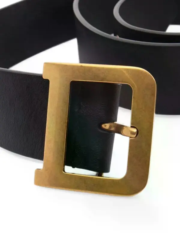 Dior 2010s D-buckle Leather Belt