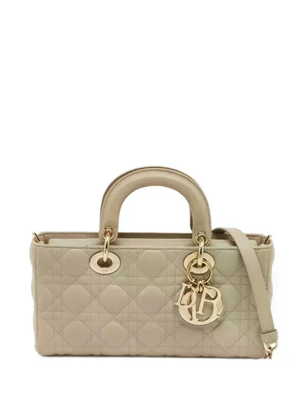 Dior 2022 Lady D-joy Leather Tote Bag