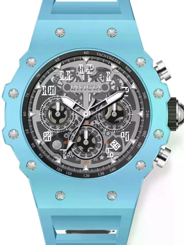 INVICTA Chronograph Watch With Silicone Strap