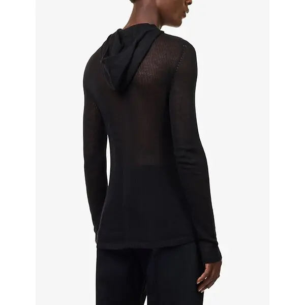 Rick Owens Maglia Hooded Cashmere Jumper