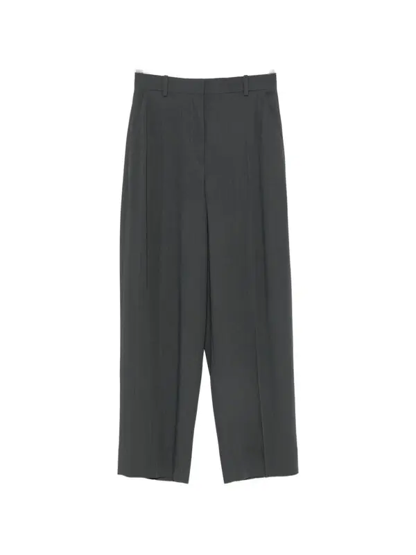 TOTEME High-waisted Trousers - Black