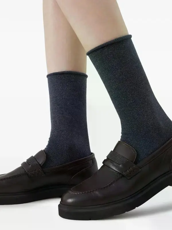 Brunello Cucinelli Cashmere-blend Ankle Socks