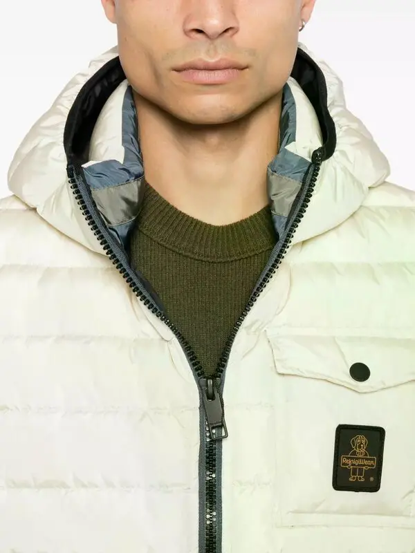 REFRIGIWEAR Hooded Quilted Jacket - Neutrals