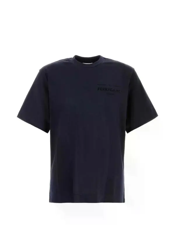 FERRAGAMO Logo T-shirt - Blue