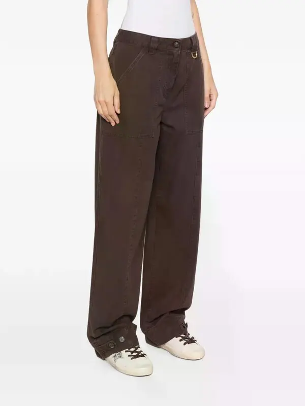 GOLDEN GOOSE Button-cuff Wide-leg Trousers