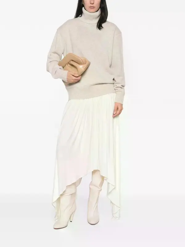 THE FRANKIE SHOP Fine Knit Roll Neck Sweater