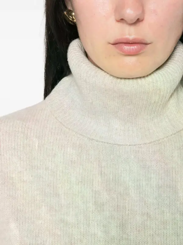 THE FRANKIE SHOP Fine Knit Roll Neck Sweater