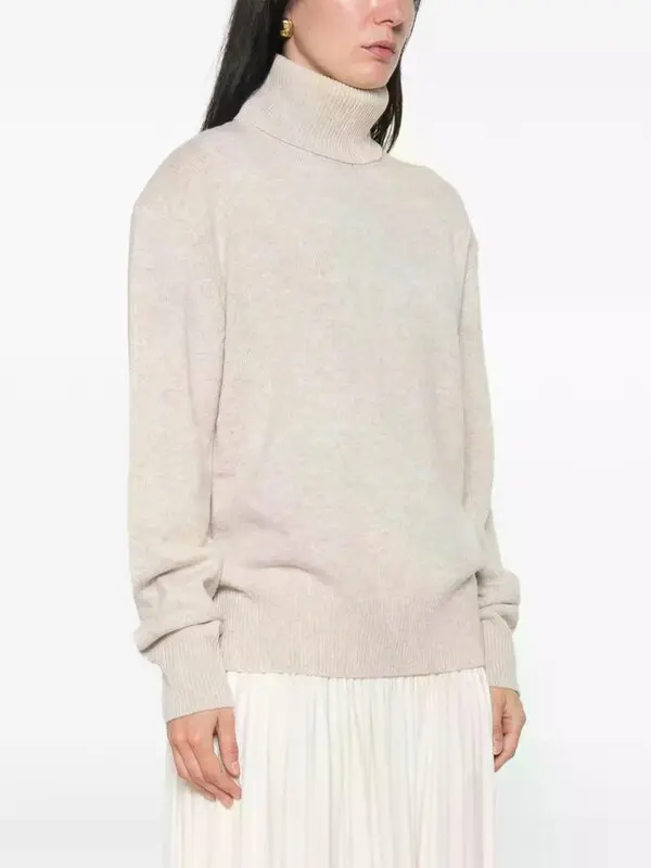THE FRANKIE SHOP Fine Knit Roll Neck Sweater