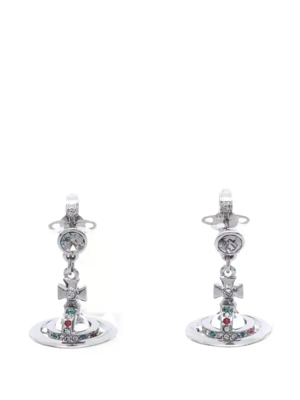 VIVIENNE WESTWOOD 2020s Petite Orb Earrings - Silver