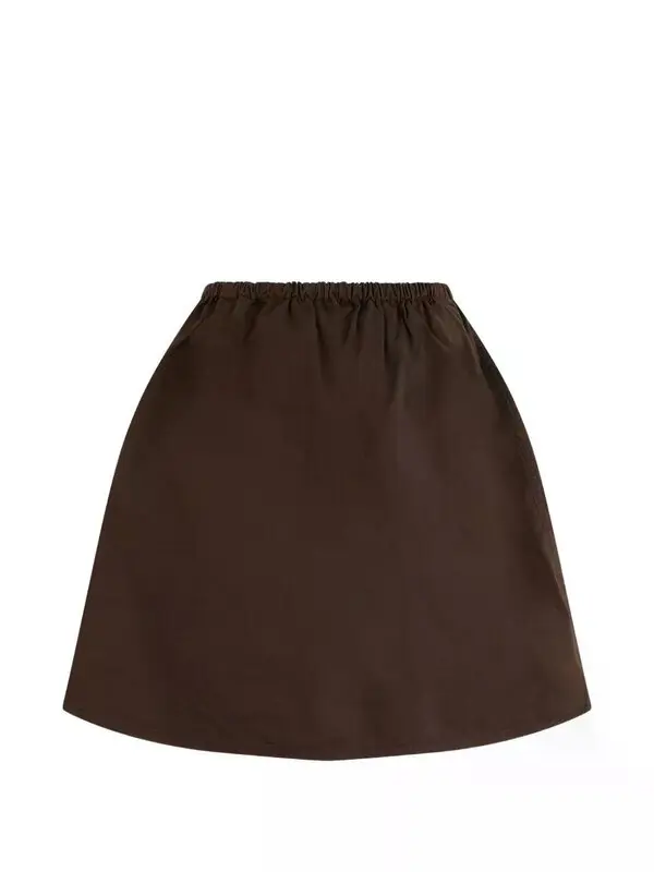 Miu Miu Washed Gabardine Skirt