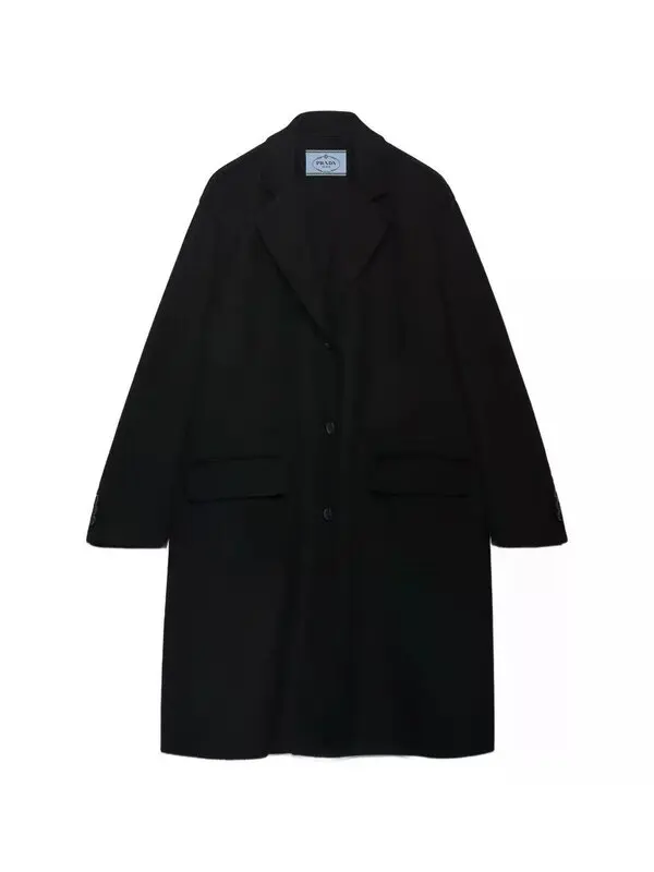 Prada Single-breasted Cashwool Coat
