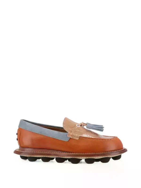 TOD'S X Hender Scheme Gommino Tassel Loafers - Brown