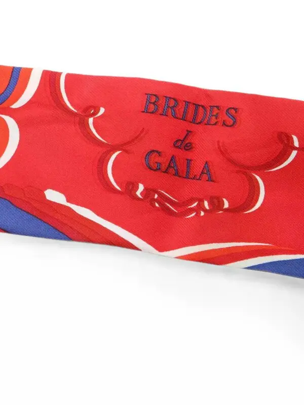 Hermès 2010s Brides De Gala Twilly Scarf