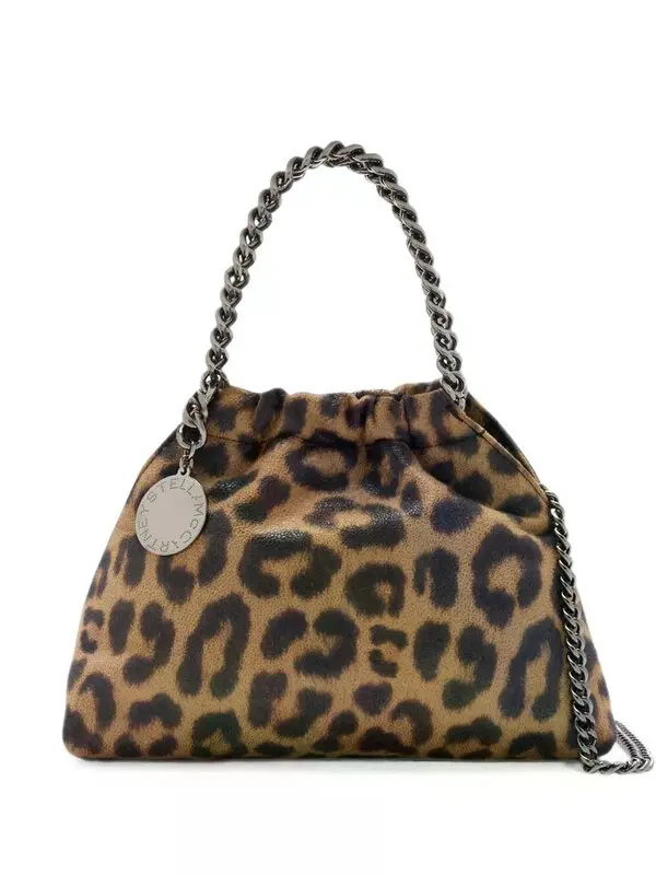 Stella McCartney Mini Falabella Leopard-print Tote Bag - Neutrals