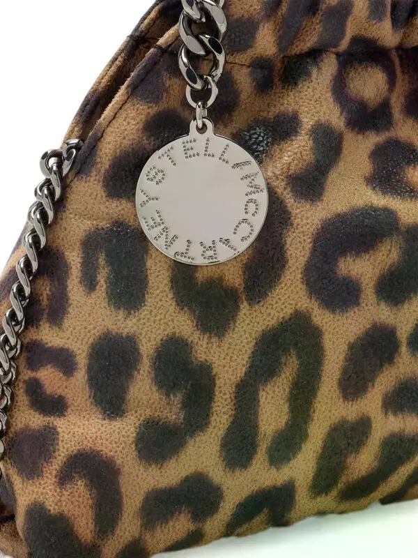 Stella McCartney Mini Falabella Leopard-print Tote Bag