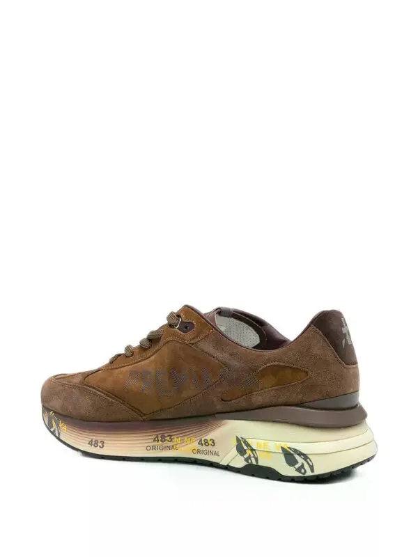 Premiata Moe Run Panelled Suede Sneakers