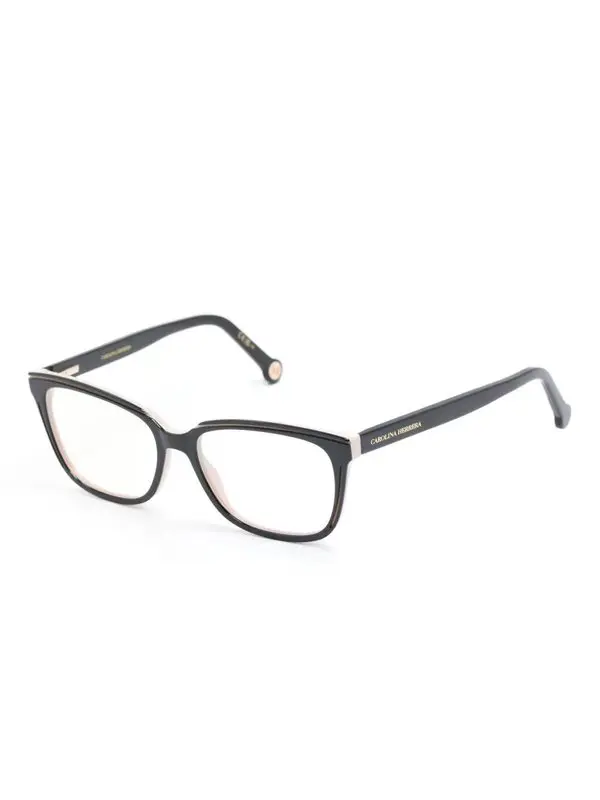 Carolina Herrera Polished-effect Cat-eye Glasses