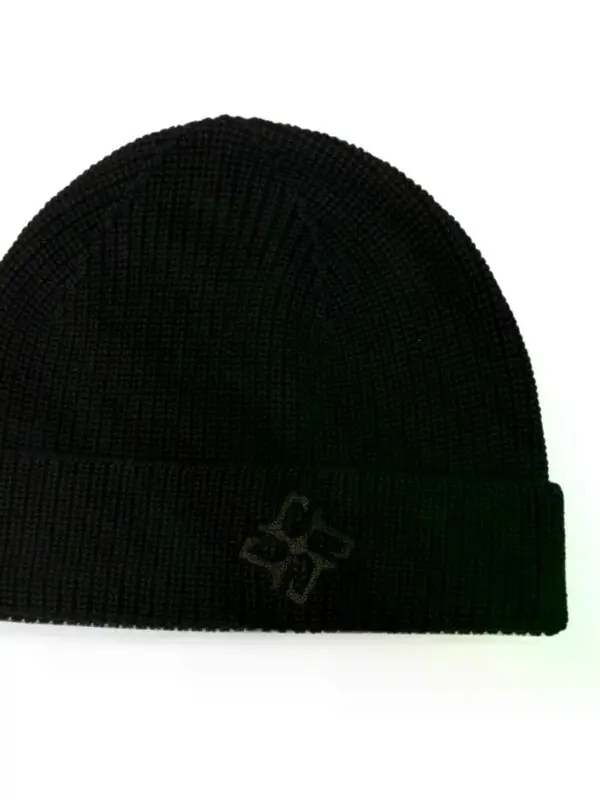 Tagliatore Grouse Logo-embroidered Ribbed Beanie Hat