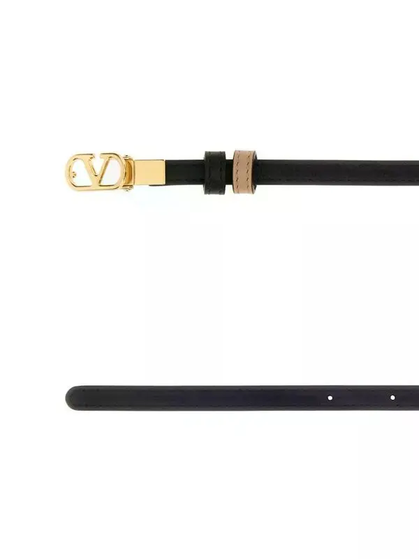 Valentino Garavani Vlogo Signature Reversible Belt - Black