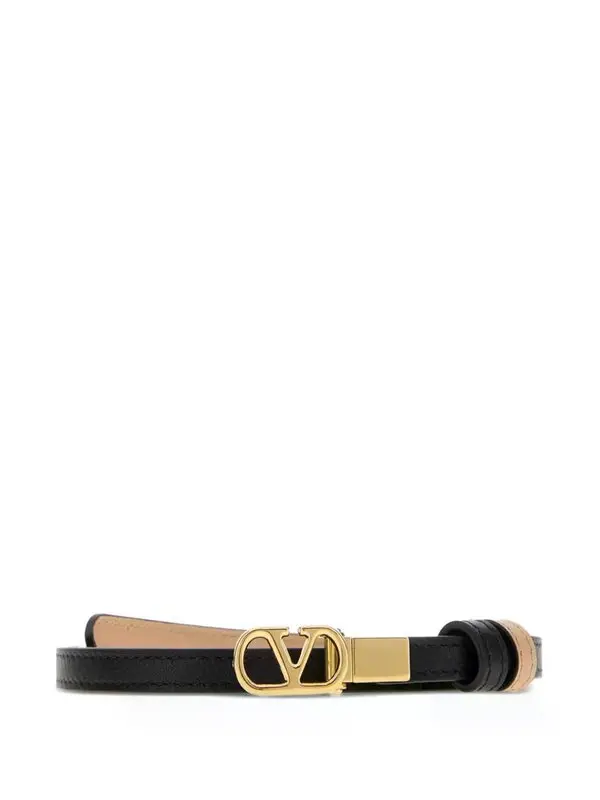 Valentino Garavani Vlogo Signature Reversible Belt - Black