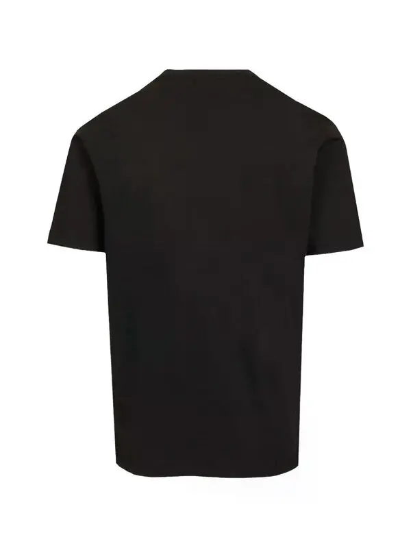 DIESEL® Logo-embroidered T-shirt - Black